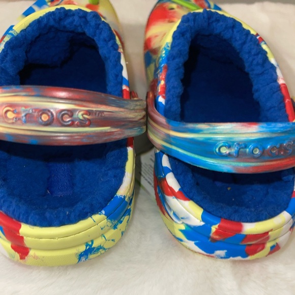 CROCS | Shoes | Crocs For Girls Red White And Blue And Yellow New ...